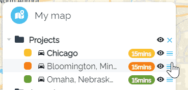 Documentation - Exporting an area [Managing areas] - Smappen
