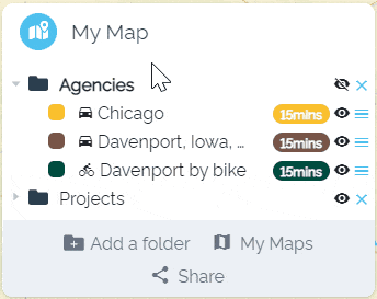 Documentation - Renaming a map [Managing maps] - Smappen