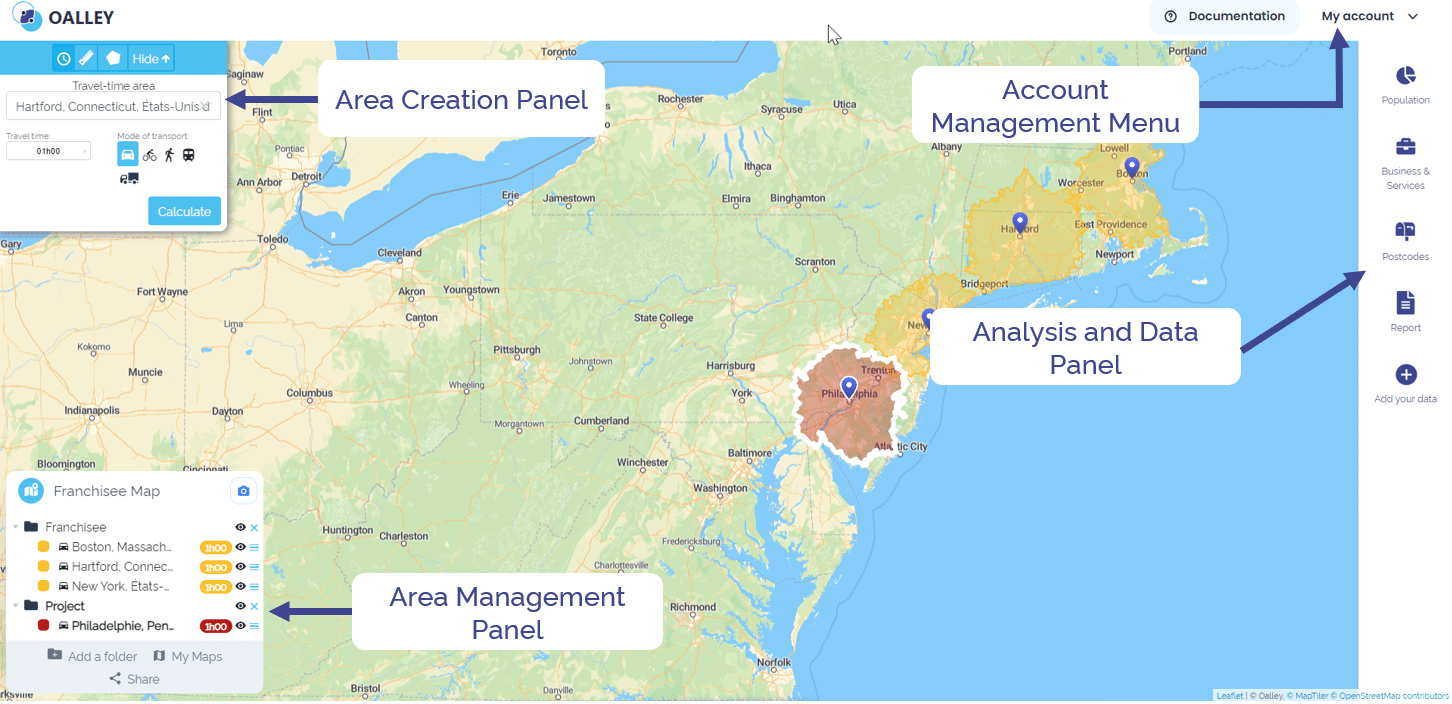 Documentation - Introduction of the platform - Smappen