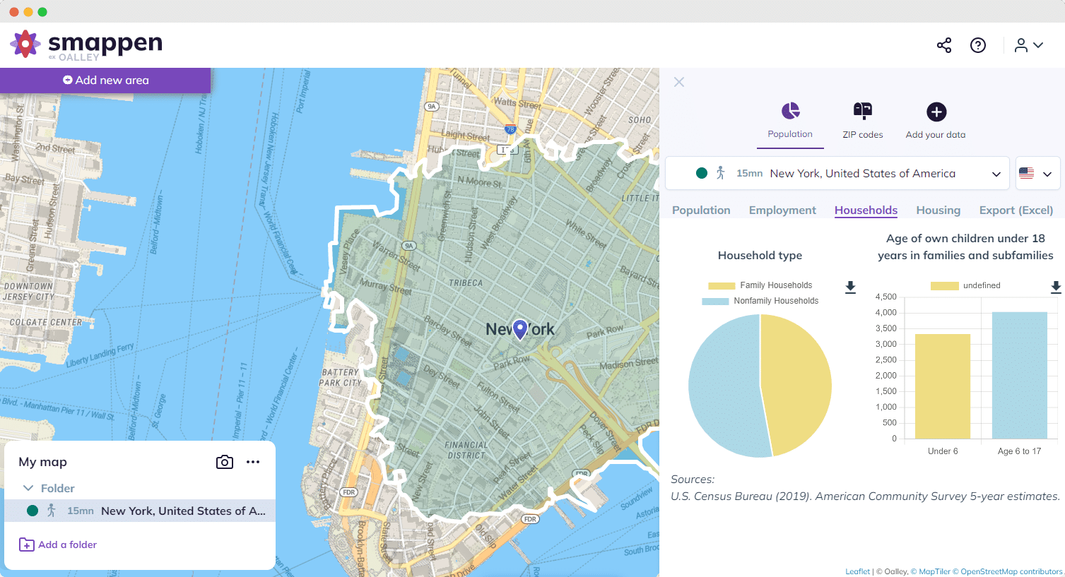 Driving-radius map application - Compute driving radius map - Smappen