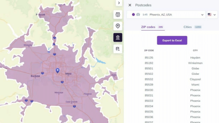 How to Create a ZIP Code Map - Smappen