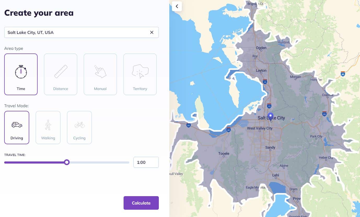 Isochrone Map Generator - Travel Time Mapping Made Easy | Smappen - Smappen