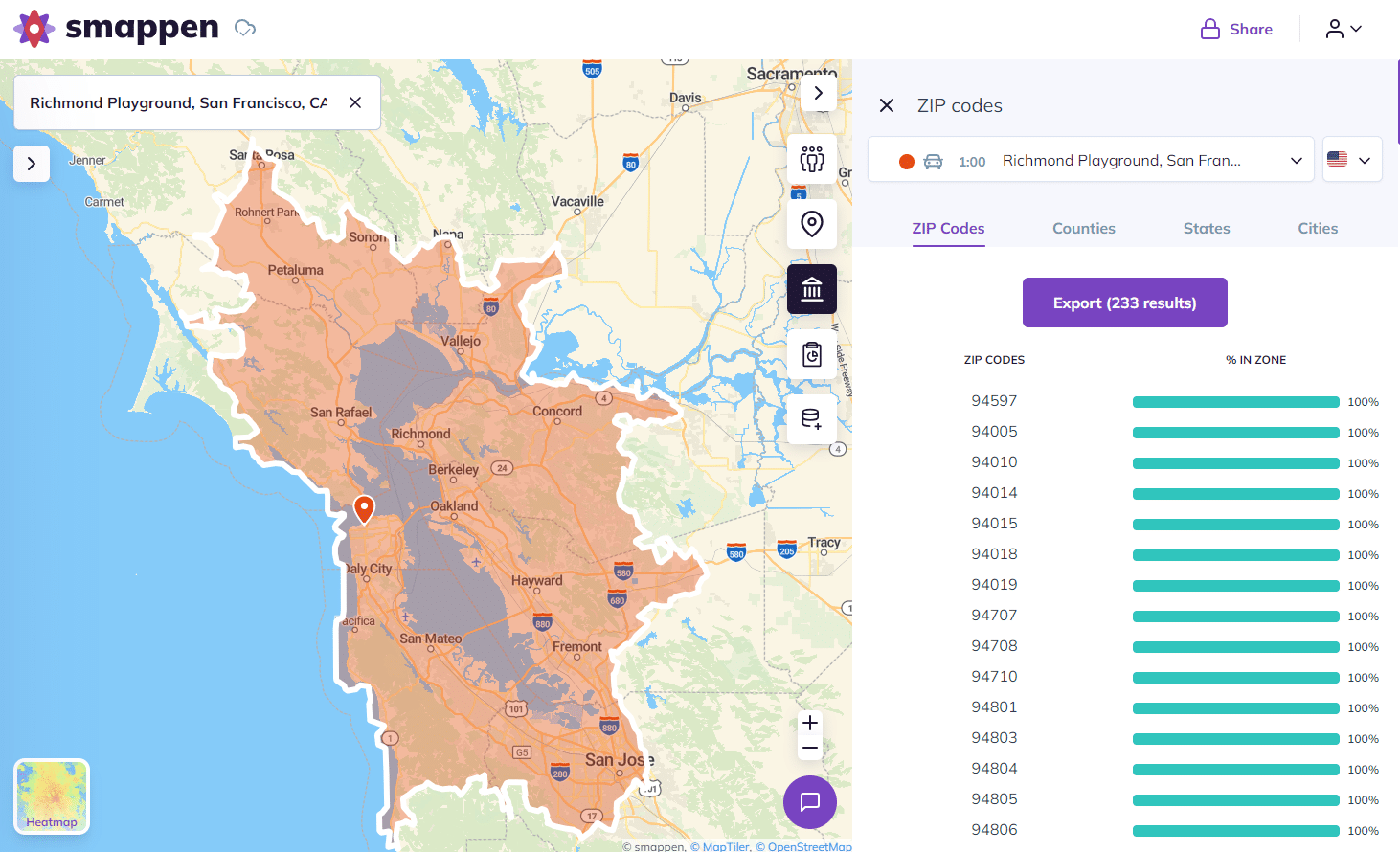 ZCTA and ZIP Code: difference and usage - Smappen