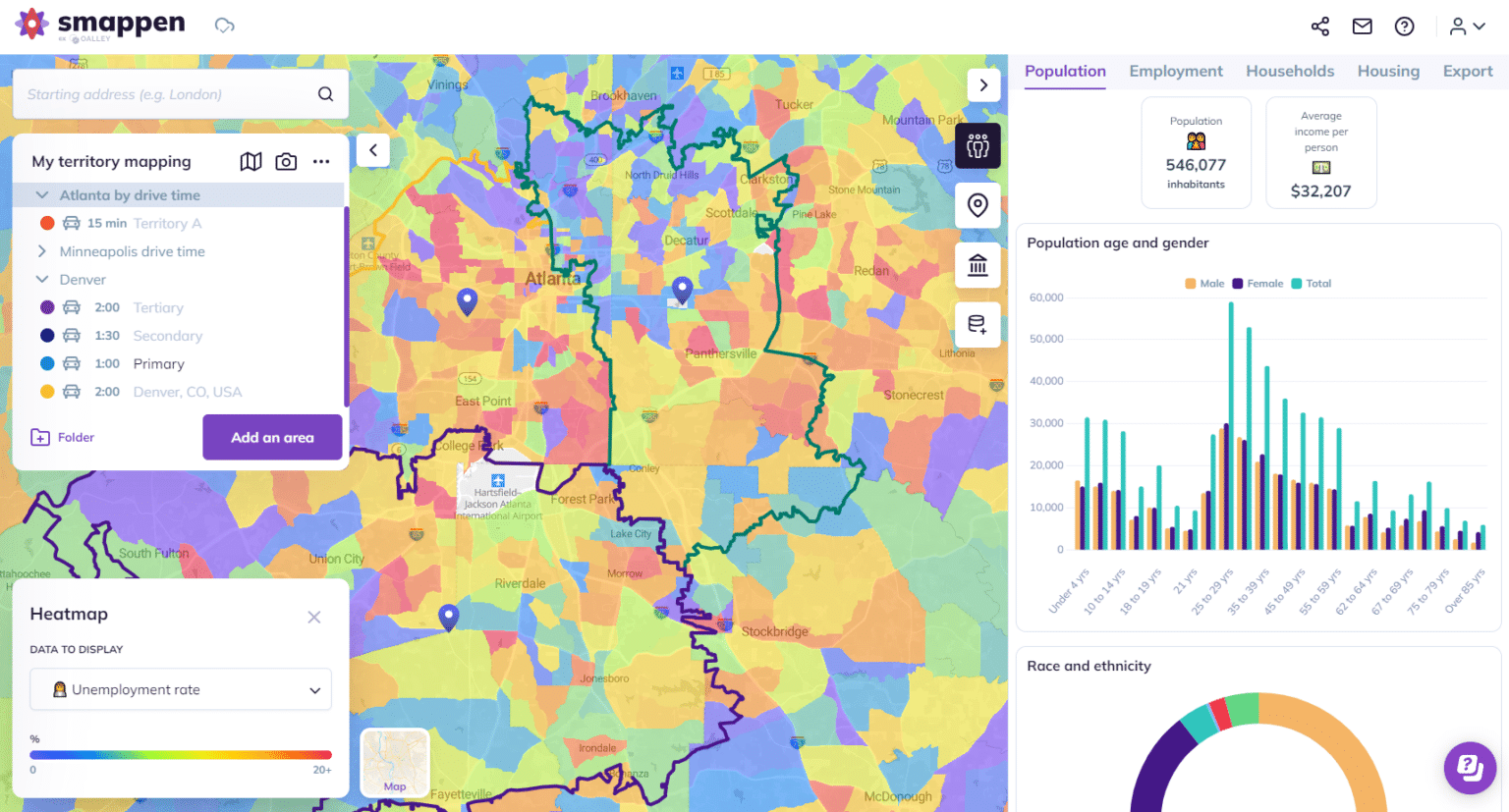 Territory mapping - Analyze your market and find the best location ...