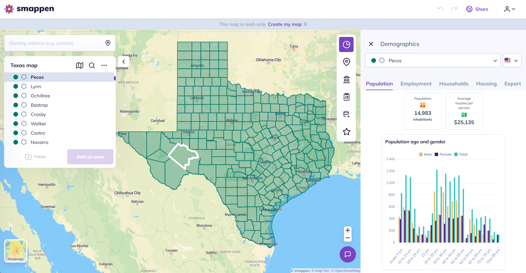 Interactive Maps - Smappen